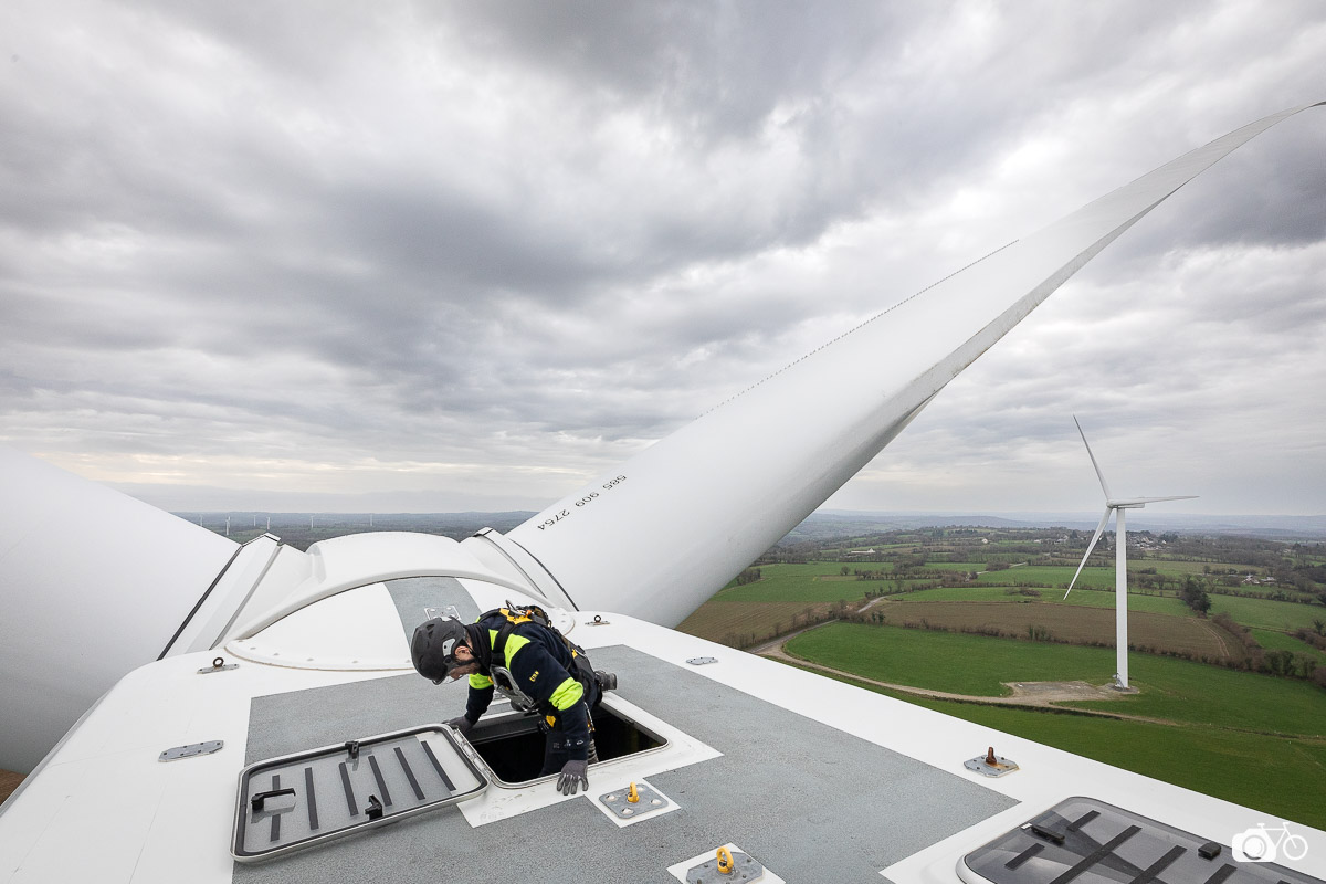 Reportage éolien, intervention avec les équipes Maser Engineering